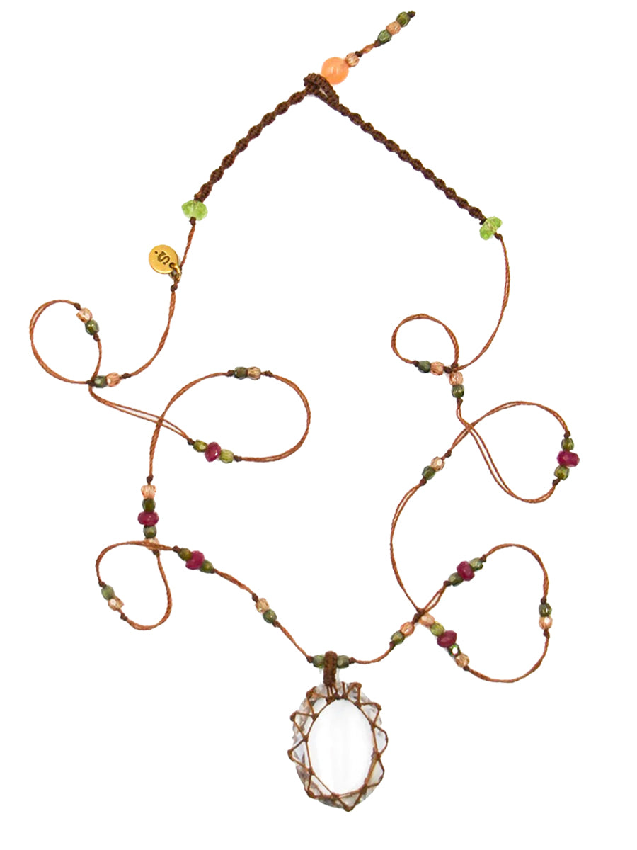 Quartz Crystal - Short Tibetan Necklace – Ravinia Festival Shop